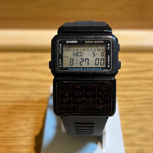 Casio DBC-60 Digital DataBank Calculator Men's Watch-Full Working-NEW ...