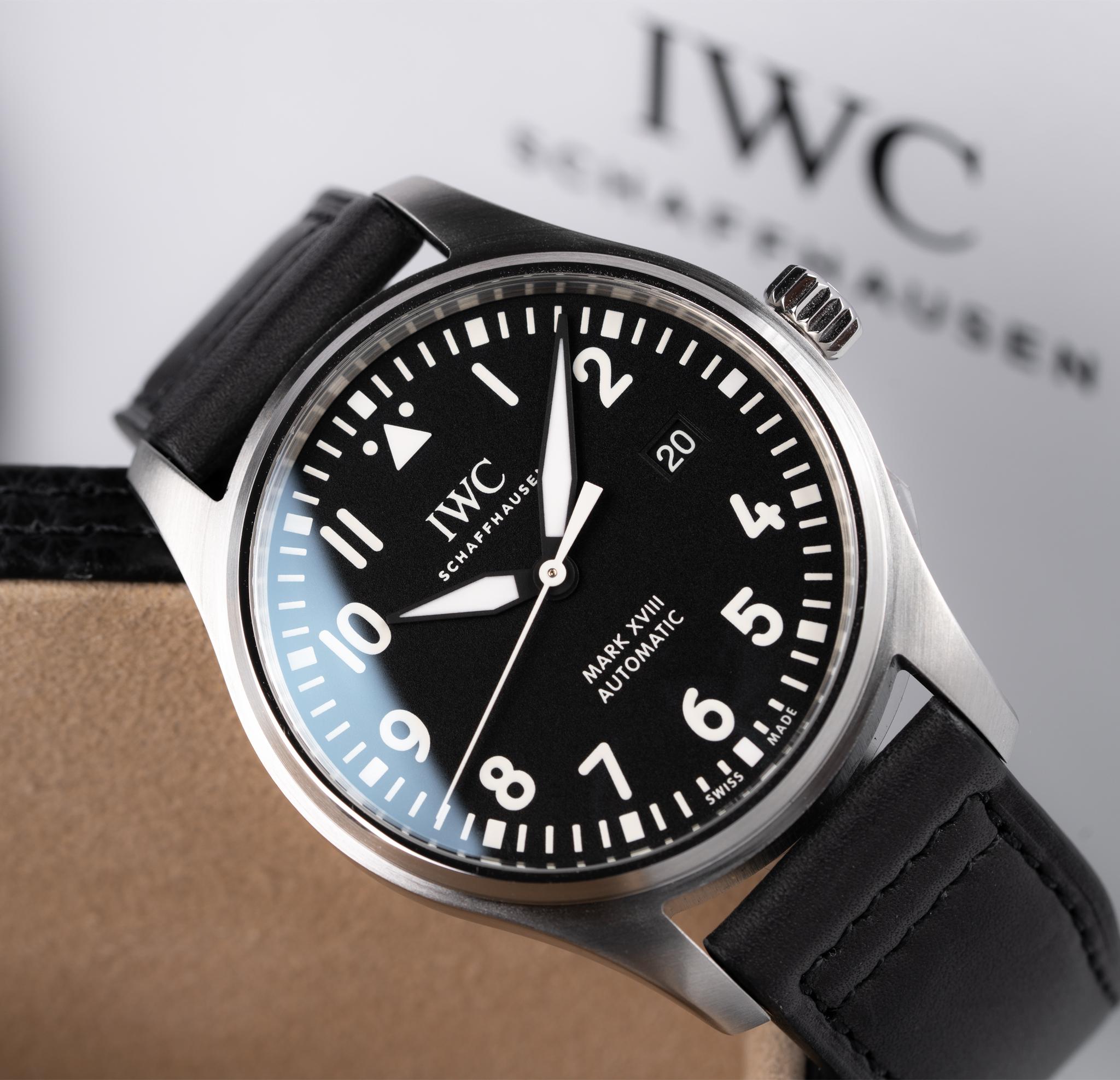 [WTS] IWC Pilot Mark XVIII Black Dial IW327009 BNIB 2023 | WatchCharts ...