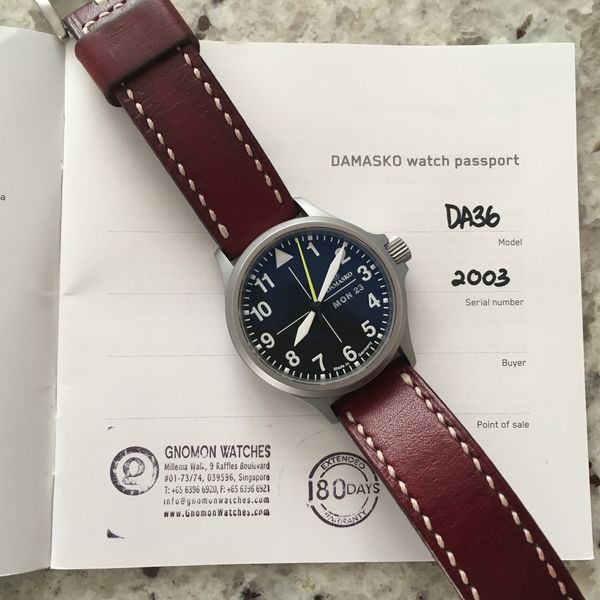 Damasko DA36 | WatchCharts Marketplace