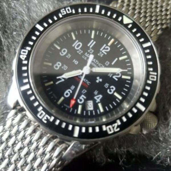 Marathon Diver's Watch Automatic GSAR- 41mm - U.S. Government Dial w ...