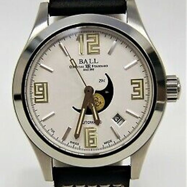 Mens BALL NM1082C Engineer Master II Moonphase Stainless Automatic ...