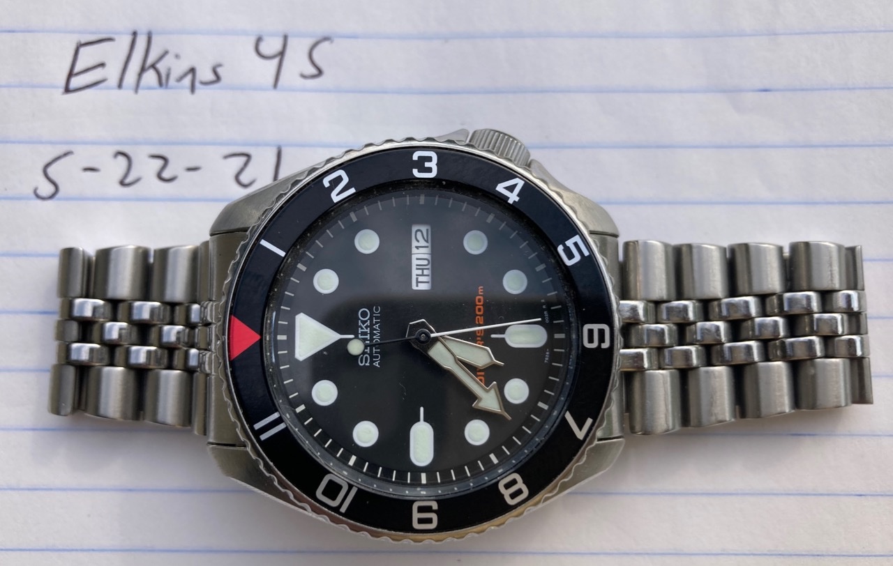 Seiko SKX007K2 with Dagaz 12 hour bezel | WatchCharts Marketplace