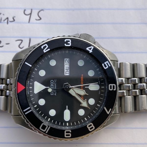 Seiko SKX007K2 with Dagaz 12 hour bezel | WatchCharts Marketplace
