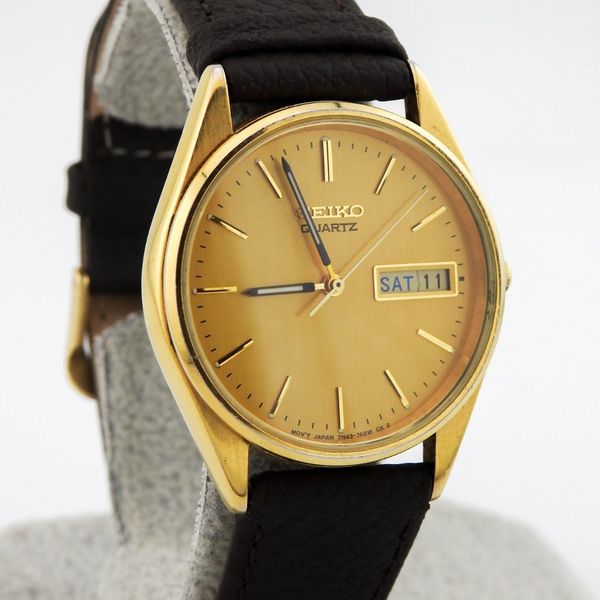 SEIKO Quartz 7N43-7A50 vintage Men's quartz watch | WatchCharts Marketplace