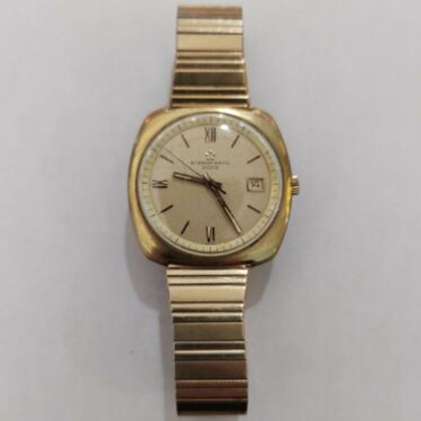 Eterna Matic 2002 Vintage Self Winding Wrist Watch Swiss Movement Gold ...