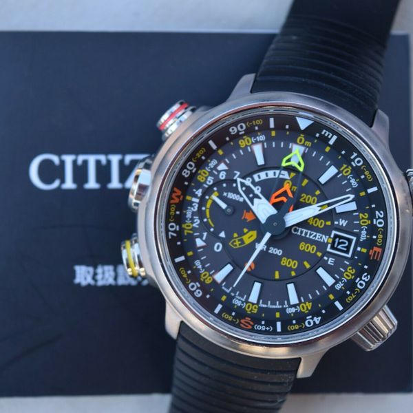 Citizen Promaster Altichron J280-T019773 Titanium Altimeter Compass ...