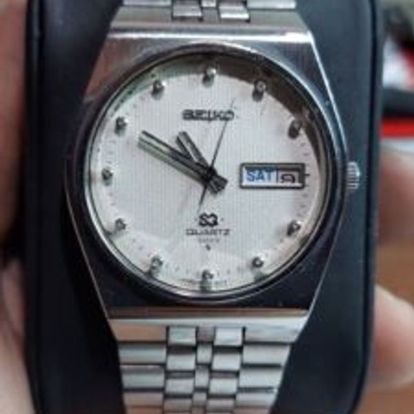 Seiko Sq 4004 JDM White Dial Mens Vintage 1970s Watch Early Quartz Rare ...
