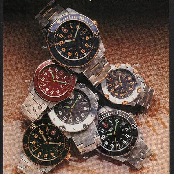 NOS Vintage Swiss Army Lancer 100 Diver NEW IN BOX | WatchCharts ...