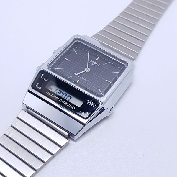 Casio Analog Digital Watch Alarm Chronograph AQ-800E Dual Time Genuine ...