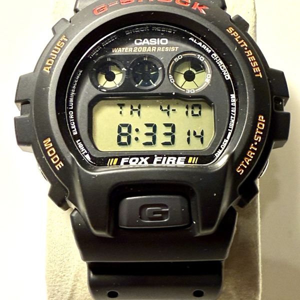 [New!] RARE Casio DW6900B-9 Japanese Market â Fox Fireâ G-Shock, B&P ...