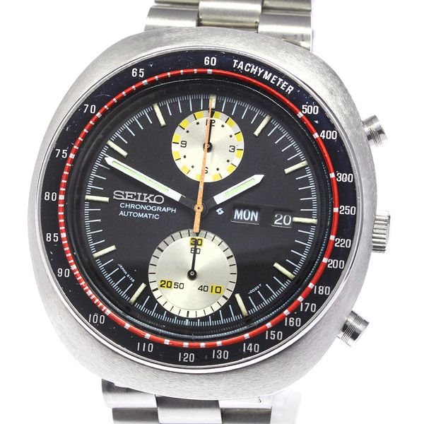 [SEIKO] Seiko 5 Sports Speed Timer Big Double Chronograph Day Date 6138 ...