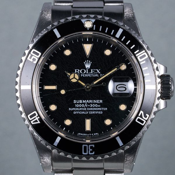 FS: 1988 Rolex Submariner Ref: 168000 with Box and Creamy Patina ...