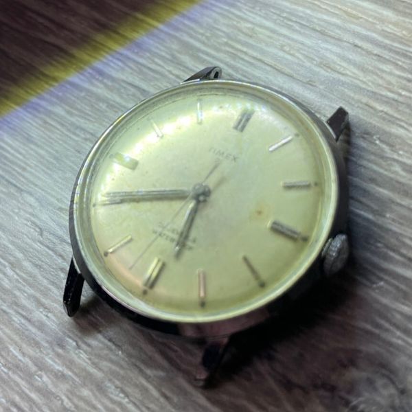 Vintage Timex 21 Jewel Waterproof Shockproof Manual Wind Watch For ...