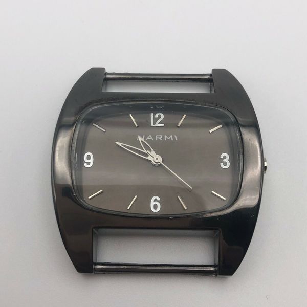 Narmi Watch Face Only No Band Womens Brown Wide Square New Battery 39MM ...
