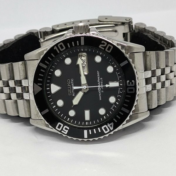 SEIKO DIVER 7S26-0040 SKX031J SUBMARINER 10 BAR AUTOMATIC MENS WATCH ...