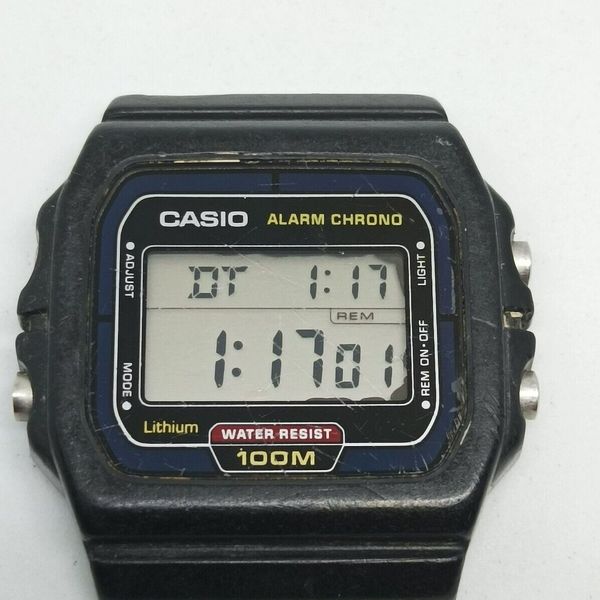 Vintage LCD Watch Casio W-720 1989 Digital Watch Reloj Orologio ...