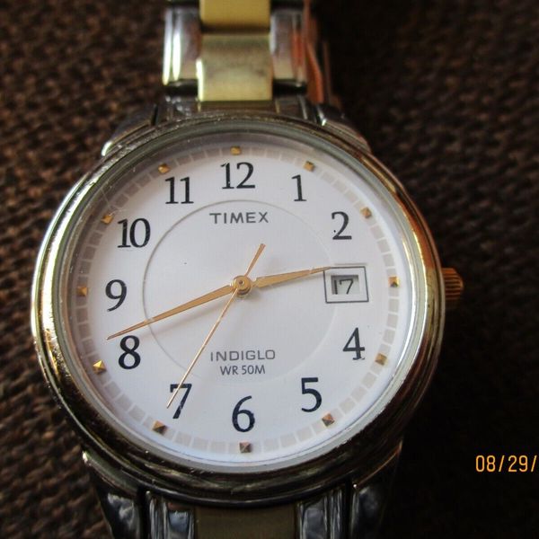 Timex Indiglo WR50 - Working fine. #14-311 | WatchCharts Marketplace