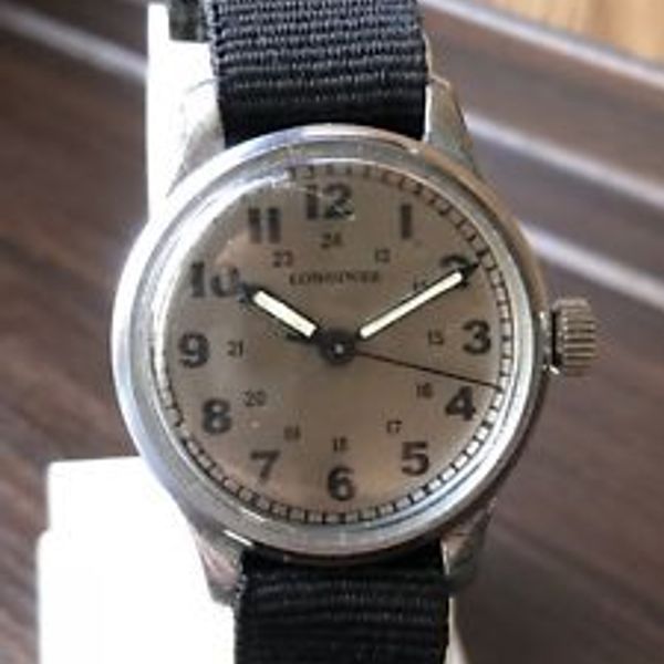 【送料無料】military vintage longines caliber 12l wwii collectible watch for ...