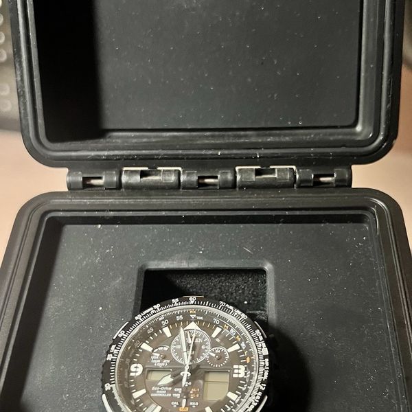Citizen Promaster Skyhawk Black Dial Sapphire World Time Watch JY8075 ...