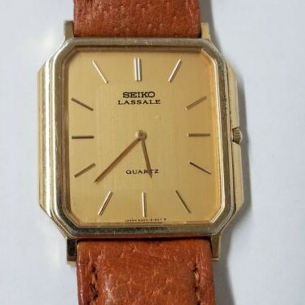 VINTAGE MENS LASALLE (9300-5119) BY SEIKO ULTRA THIN WATCH. RUNS IN GOOD SHAPE. | WatchCharts ...