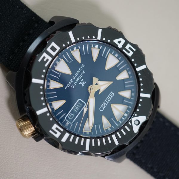 [WTS] Seiko Prospex SRP583 4R36 Gen 2 Black Gold Monster Automatic ...