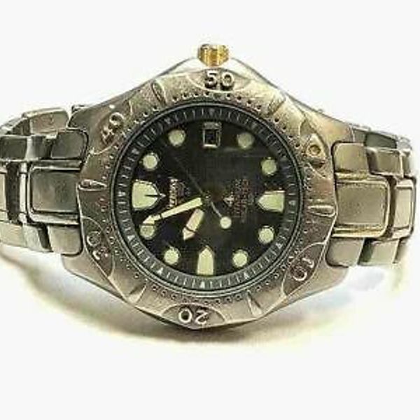 Men’s Citizen Titanium Divers WR 200/Solar-Tech 180 Watch (7875-H04945 ...
