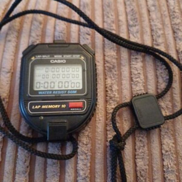 Casio Stopwatch HS-30w 80s 90s In Working Order | WatchCharts Marketplace