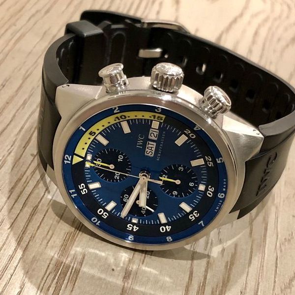 FSOT: IWC Aquatimer Chronograph Tribute to Calypso LE Auto 44mm Steel ...
