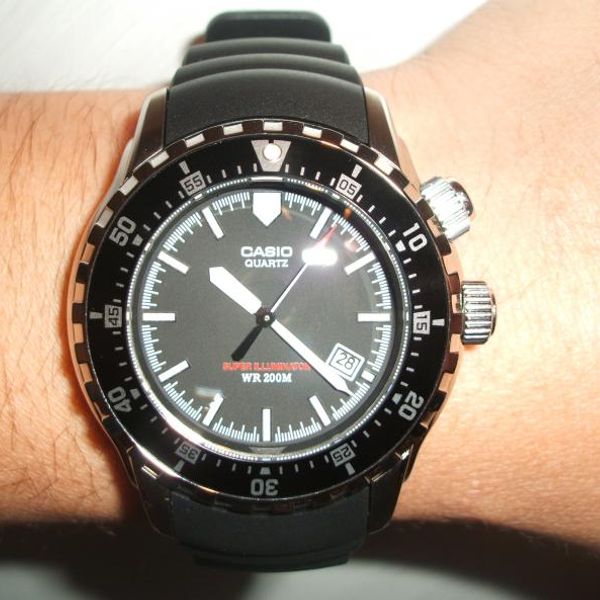 Casio mtd-1054 divers watch , mint condition | WatchCharts Marketplace