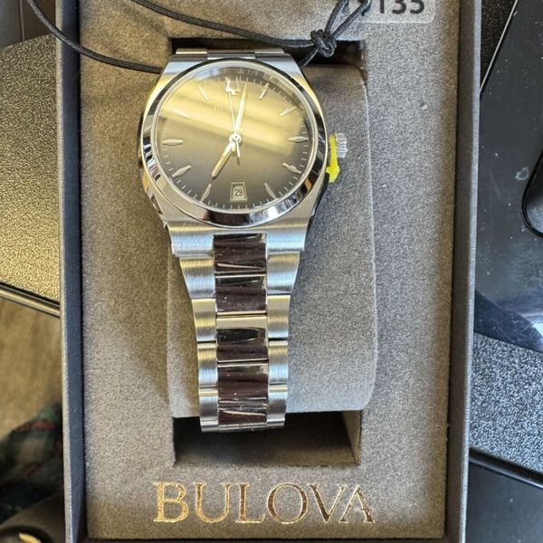 Bulova Surveyor Blue Dial Silver Stainless Steel Case | WatchCharts ...
