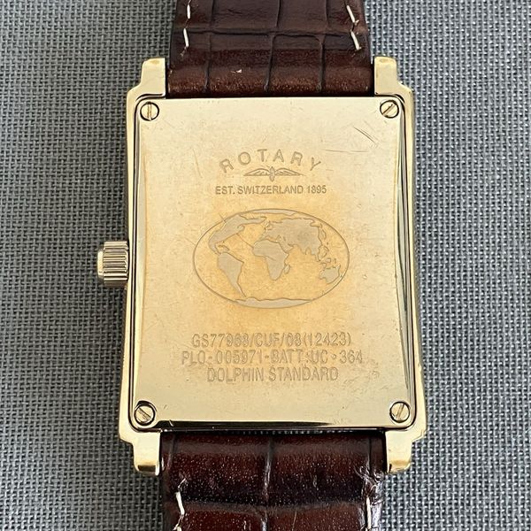 Rotary Tank Style Quartz Dress Watch. Screwdown Crown. | WatchCharts ...
