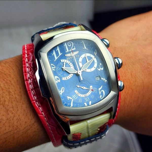 RARE INVICTA LUPAH 12379 SWISS CHRONOGRAPH WR 100M MEN'S WATCH NEW ...