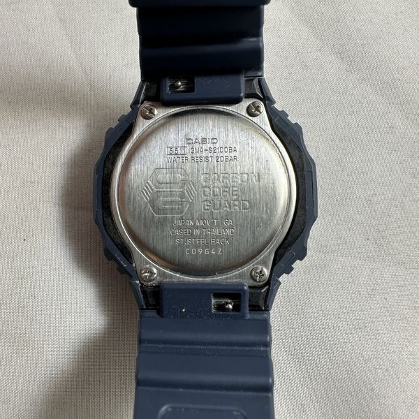 Casio G-Shock GMA-S2100BA "Casio Mini Oak" Blue Watch Casioak Ladies ...