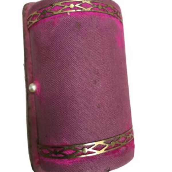 Vintage To Antique Bulova Martha Washington Pink Velvet Watch Display ...