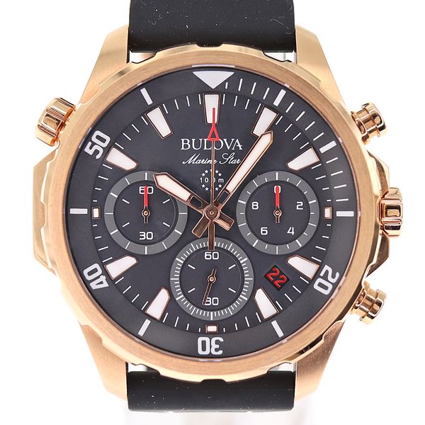 BLOVA [Bulova] 97B153 Marine Star Quartz 10 ATM water resistant ...