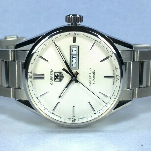 TAG Heuer CARRERA Calibre 5 Automatic Gents Day Date with Boxes & Book ...