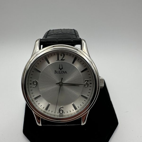 BULOVA 'Corporate Collection' Silver Colored Dial, 38mm Watch; Ref ...
