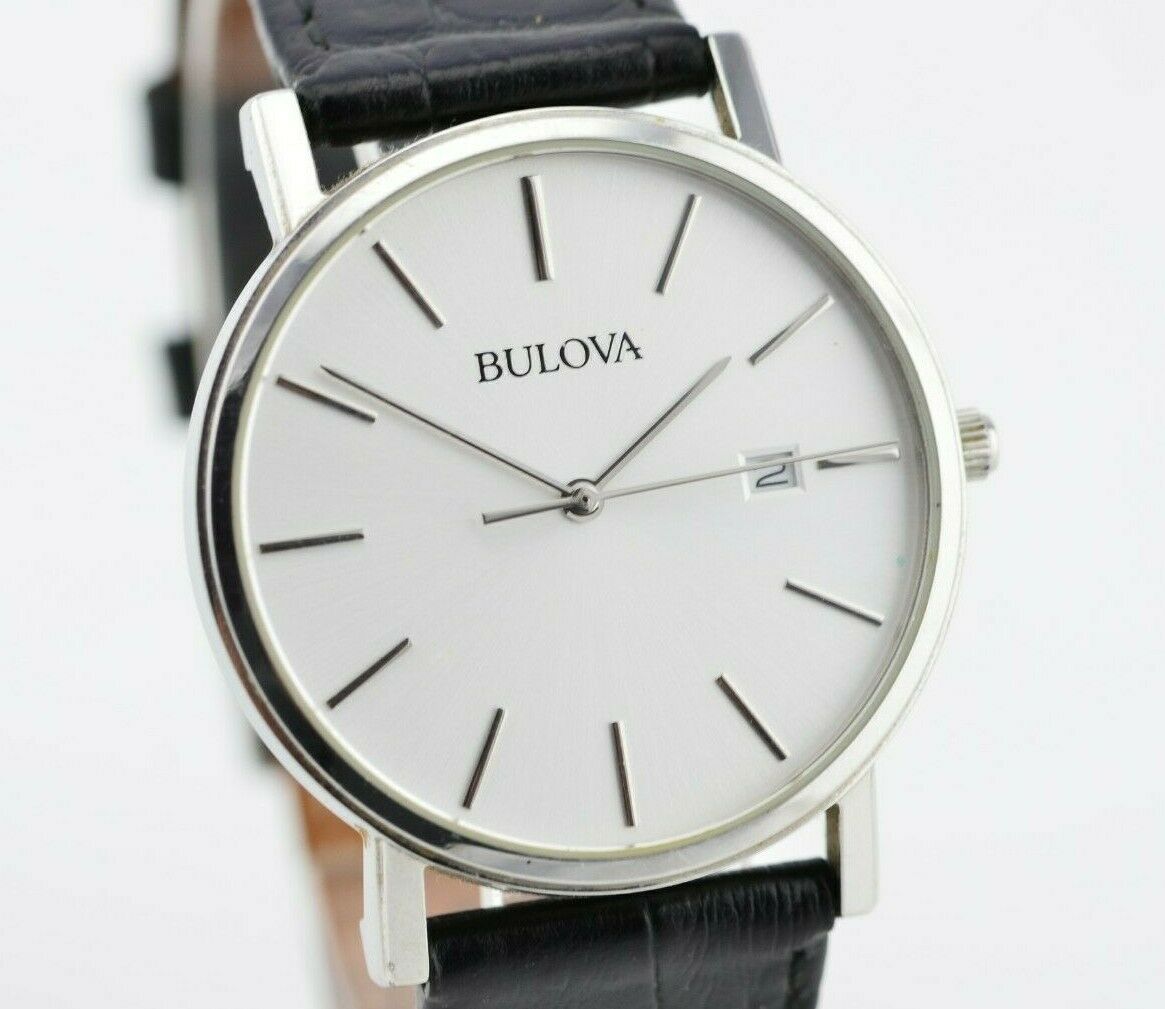 K137 Vintage Bulova Quartz Watch C8691546 96B104 Miyota Movement 9U13 ...