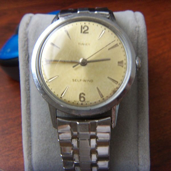 Vintage Timex Marlin 1966 Mechanical Self-Wind Automatic Men Watch 4014 ...