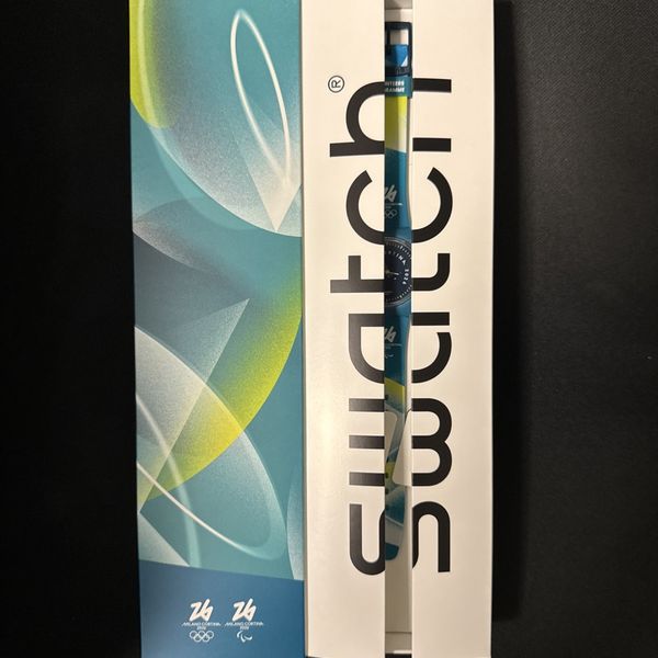 Swatch Winter Olympics Milan Cortina 2026 Off-Commercial Edition Watch ...
