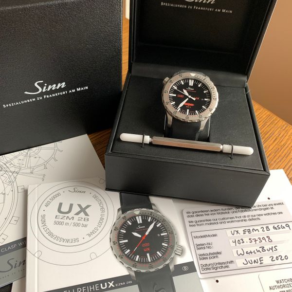 FS: Sinn UX GSG 9 on Rubber June 2020 | WatchCharts