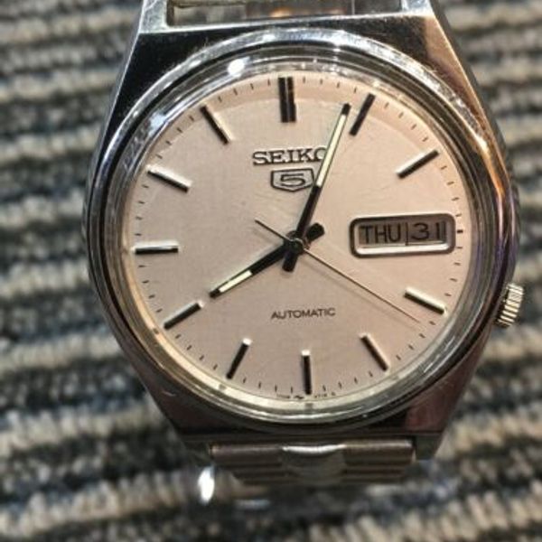 MENS SEIKO 5 AUTOMATIC 7009-3140,DAY DATE,WORKING ORDER EXC. CONDITION | WatchCharts Marketplace