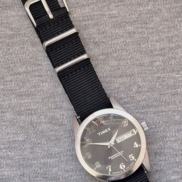 Mens Timex Perpetual Calendar Wristwatch | WatchCharts Marketplace