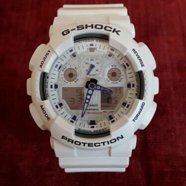 Casio White Men's G-Shock GA100A | WatchCharts