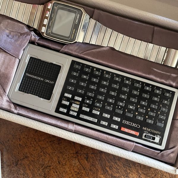 Vintage Seiko UW02-0010 Memo Diary Unisex Vintage 1980's digital watch ...
