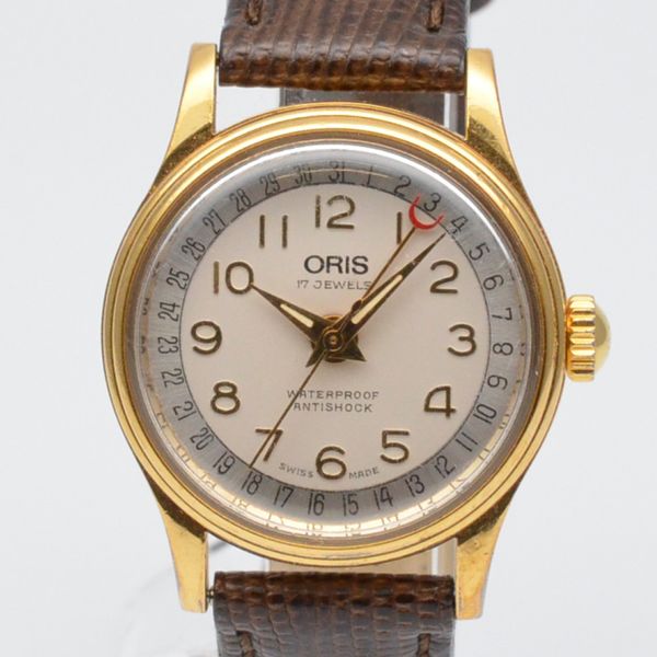 ORIS Oris 7406 17JEWELS Manual winding watch Antique stainless steel SS ...