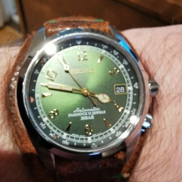 Seiko Alpinist Sarb017 Watch Plus Handmade Bund Strap | WatchCharts