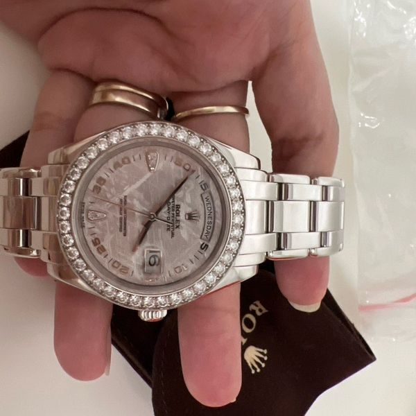 ROLEX platinum masterpiece 18946 special edition collector watch ...