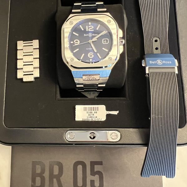 [WTS] Bell & Ross BRO5 Full Set Mint 2022 Bracelet AND B&R Factory ...