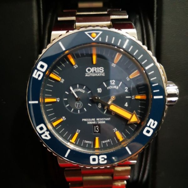 FS Oris Aquis regulator limited edition titanium diver watch ...